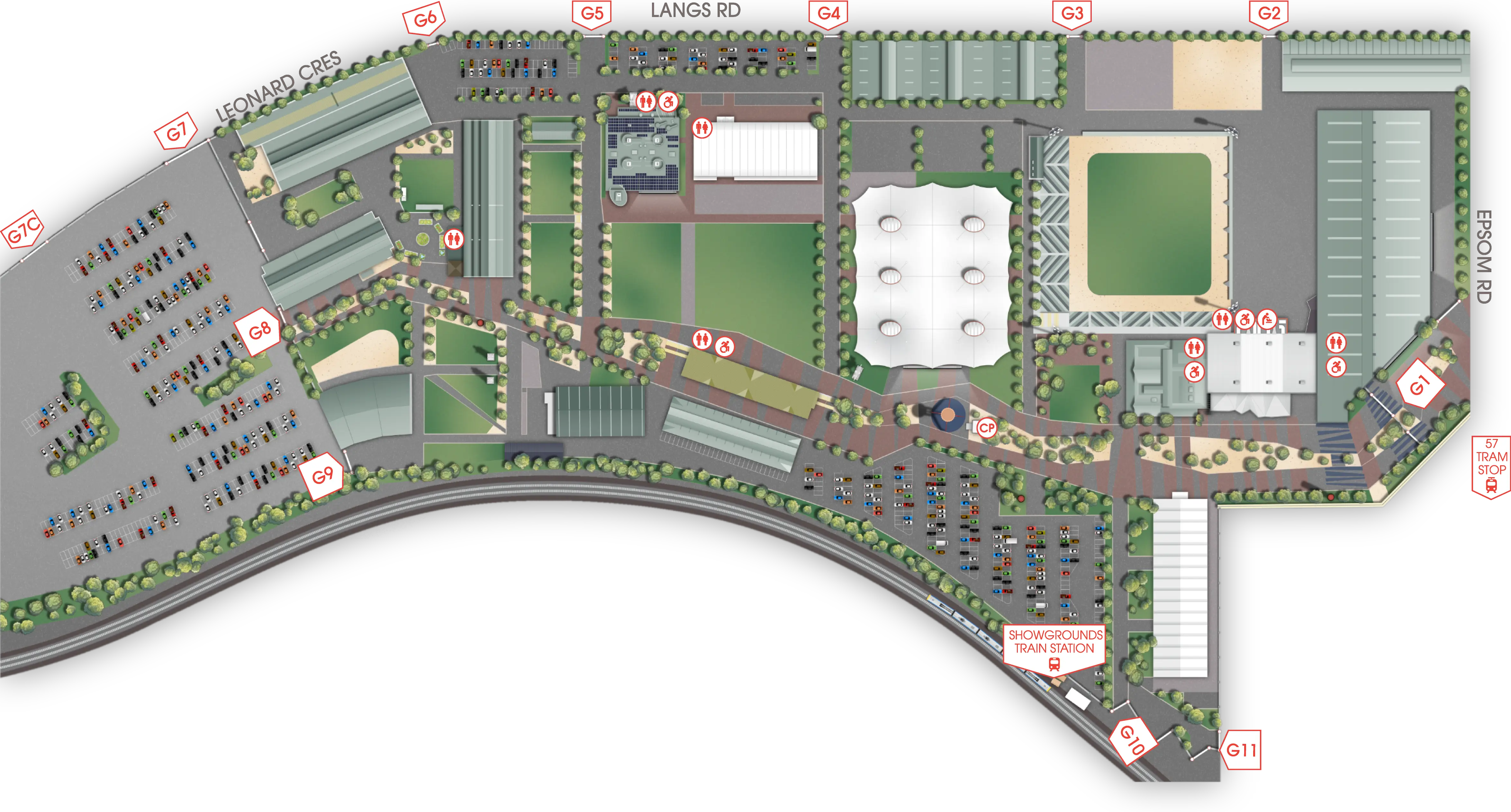 Melbourne Showgrounds Interactive Map - Victoria Pavilion